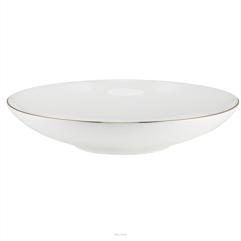 Talerz głęboki porcelanowy 21 cm BOSTON GOLD | Villa Italia